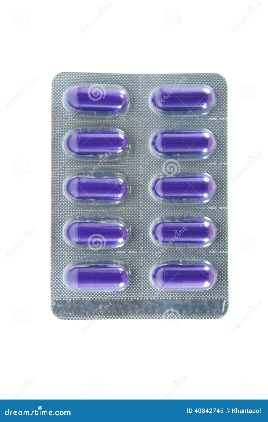 One Capsule In A Transparent Shell With Vitamin Granules Inside On A ...