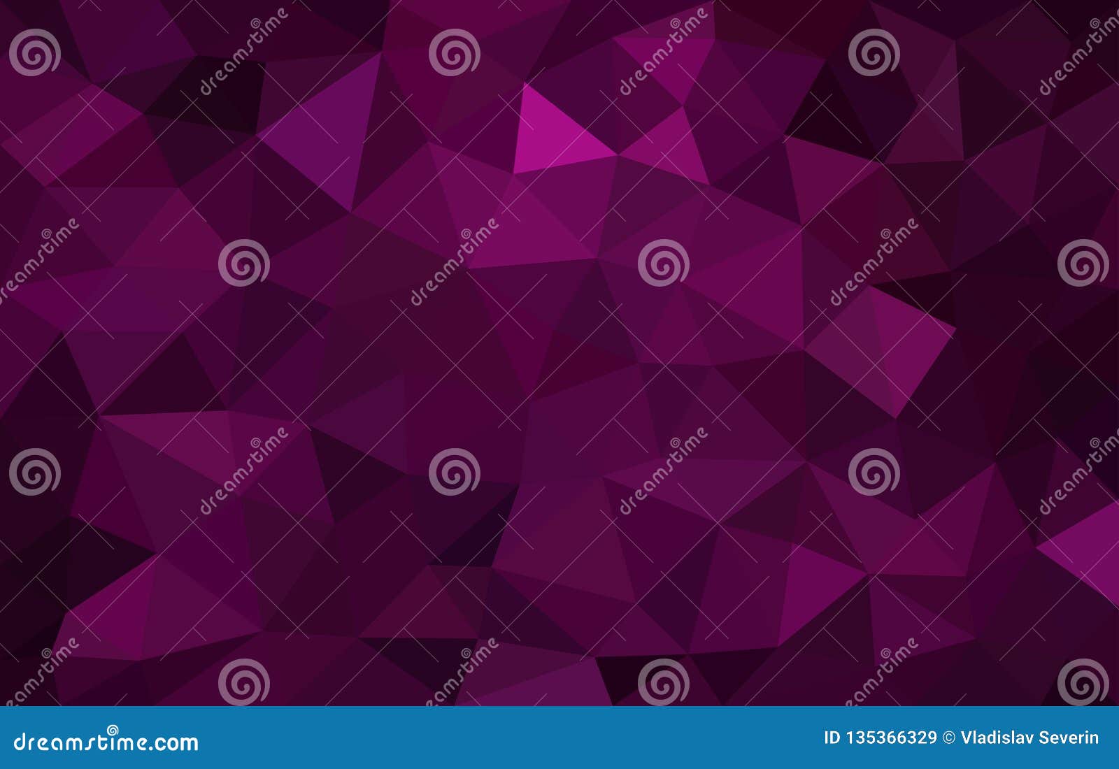 Purple Low Poly Background, Abstract Crystal Texture Stock Illustration ...