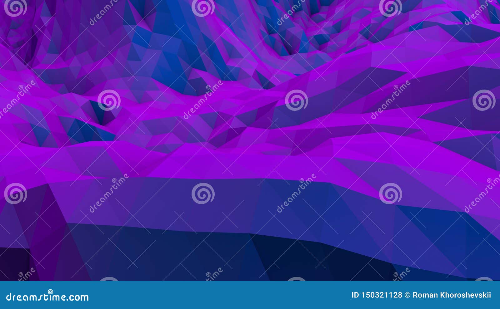 Purple Low Poly Background Mount Stock Illustration - Illustration of ...