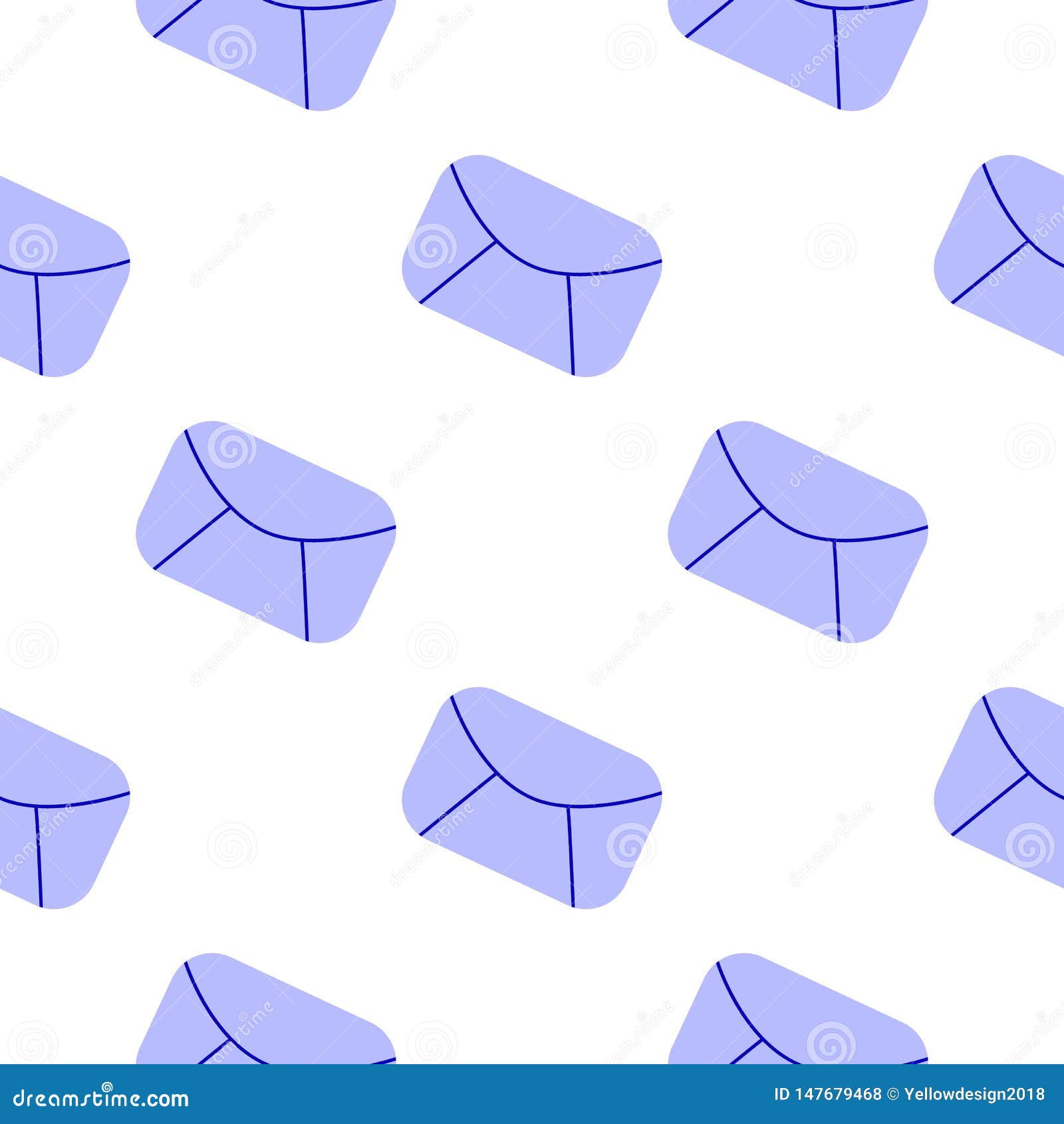 Email Seamless Pattern. Mail Symbol Wallpaper. Business Backdrop Stock ...
