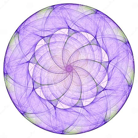 Purple mandala stock illustration. Illustration of deep - 2019884