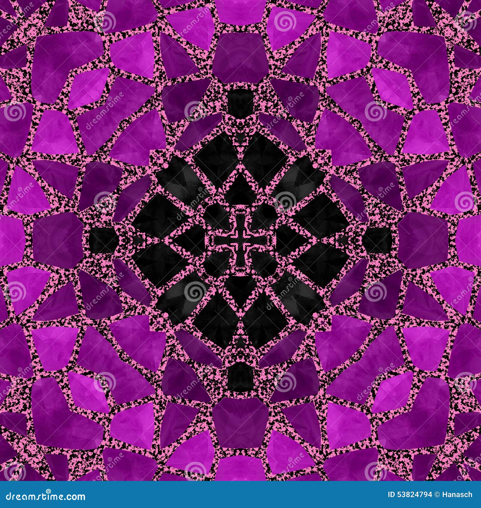 Purple mandala stock illustration. Illustration of oriental - 53824794