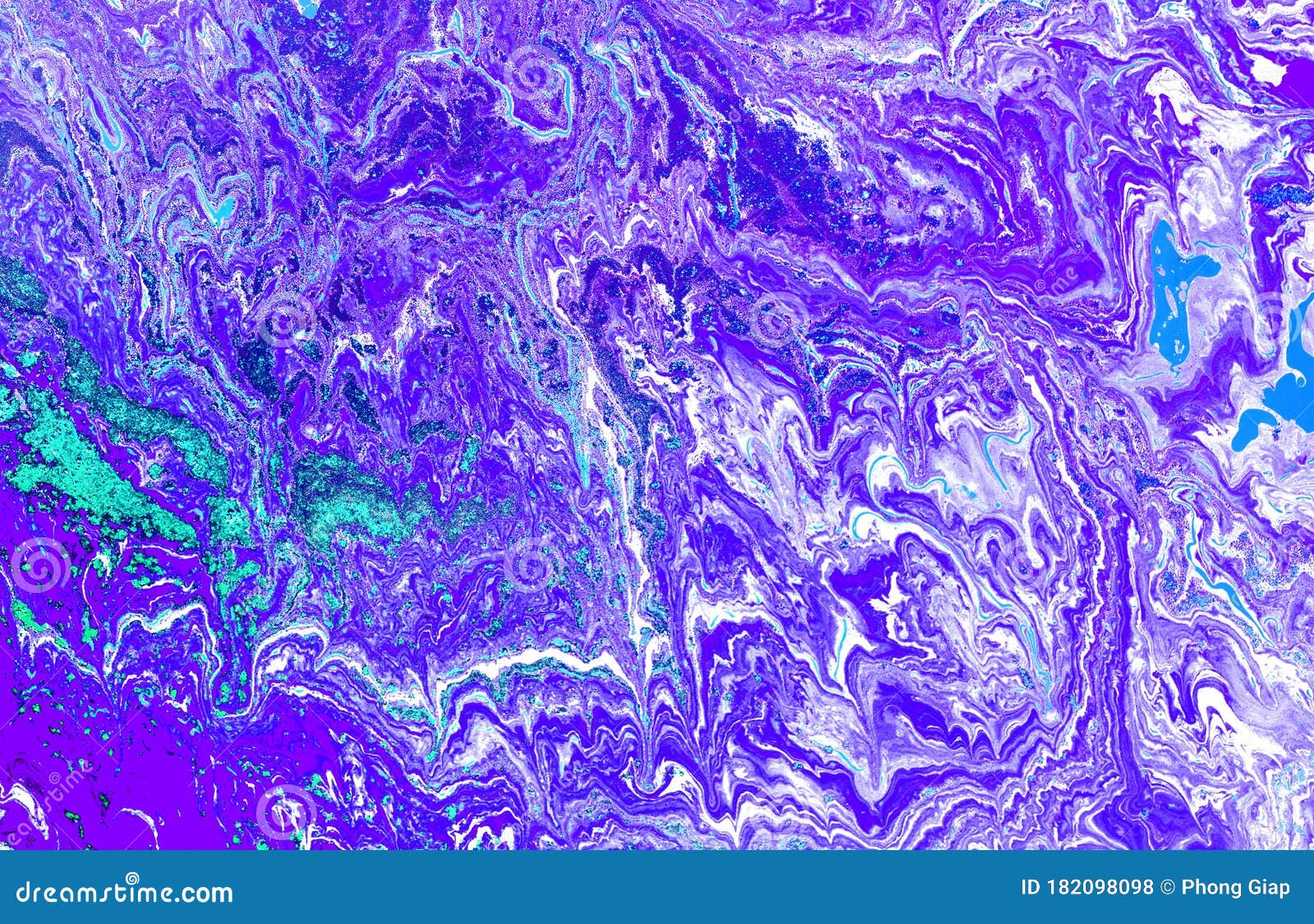 Purple Marble Abstract Fluid Art Pattern. Stock Photo - Image of ...