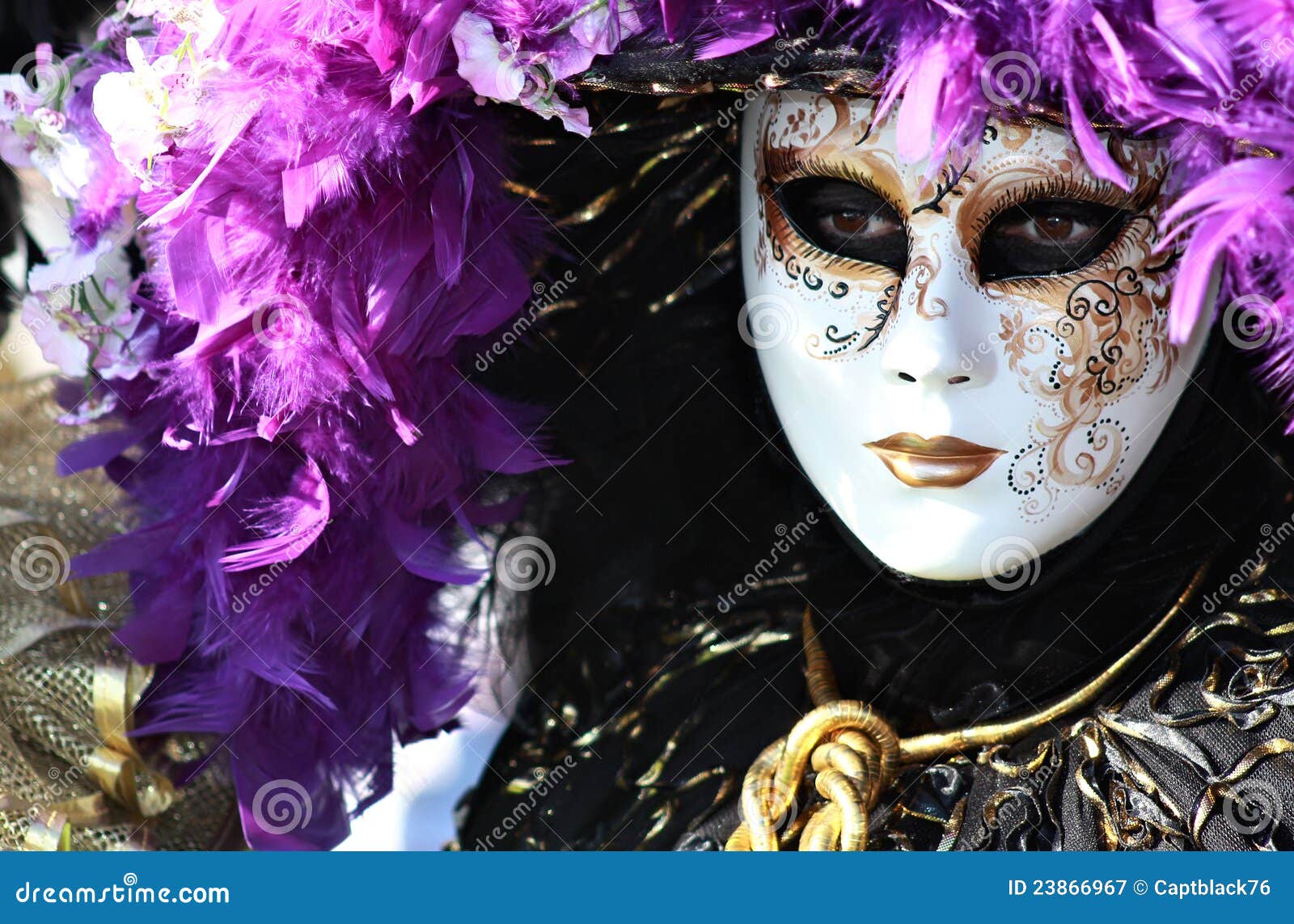 Purple mask detail stock image. Image of face, woman - 23866967