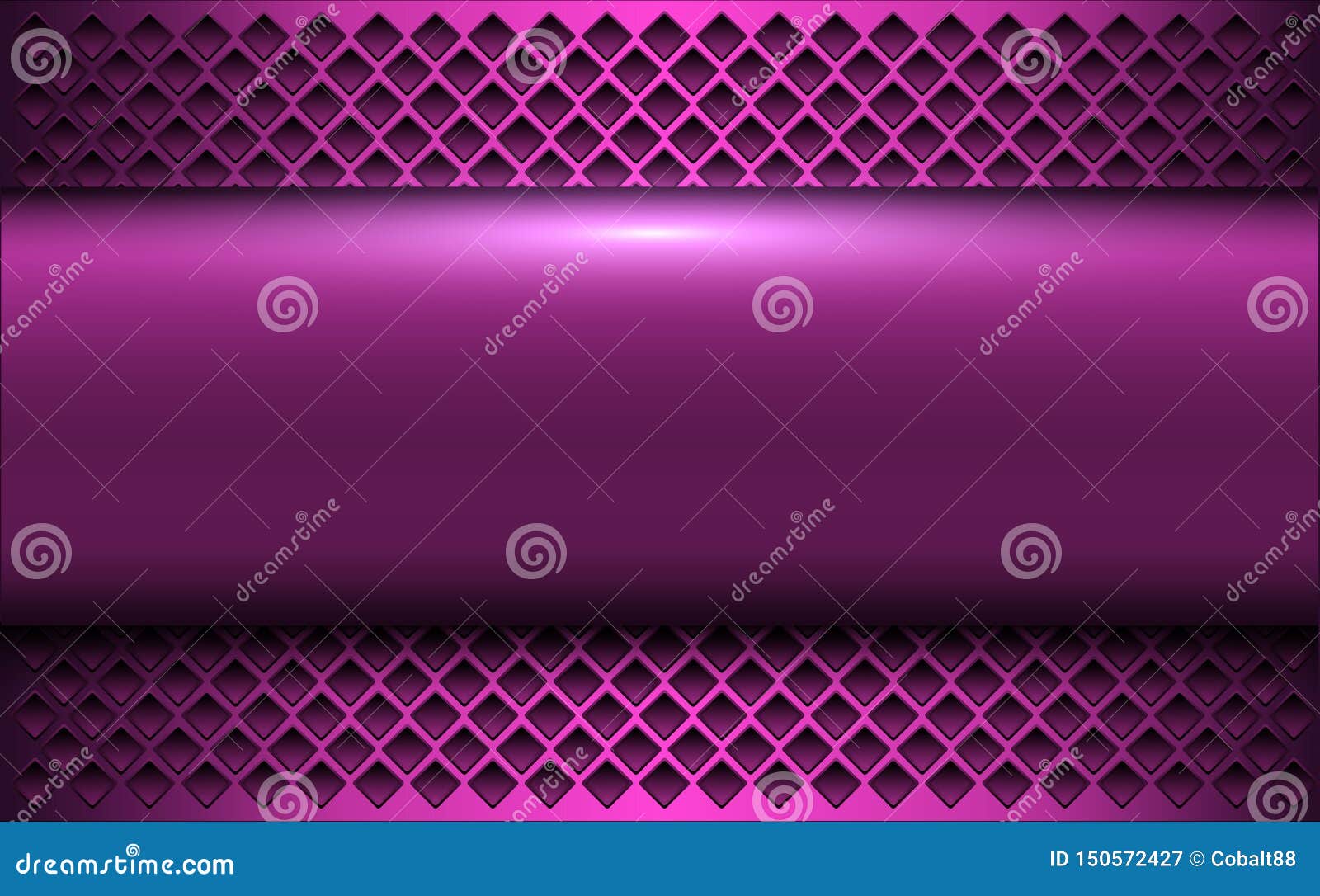 Purple Metallic Background 3D Stock Vector - Illustration of metal ...