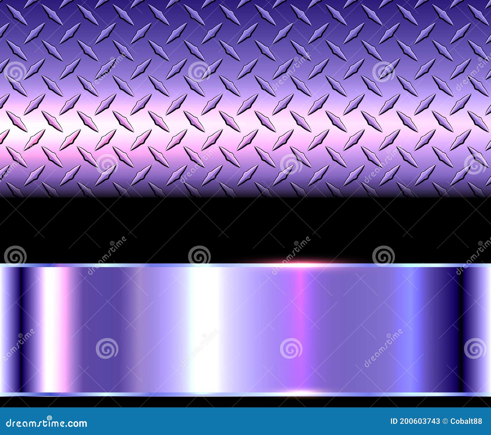 Purple Metallic Background 3D Stock Vector - Illustration of glossy ...