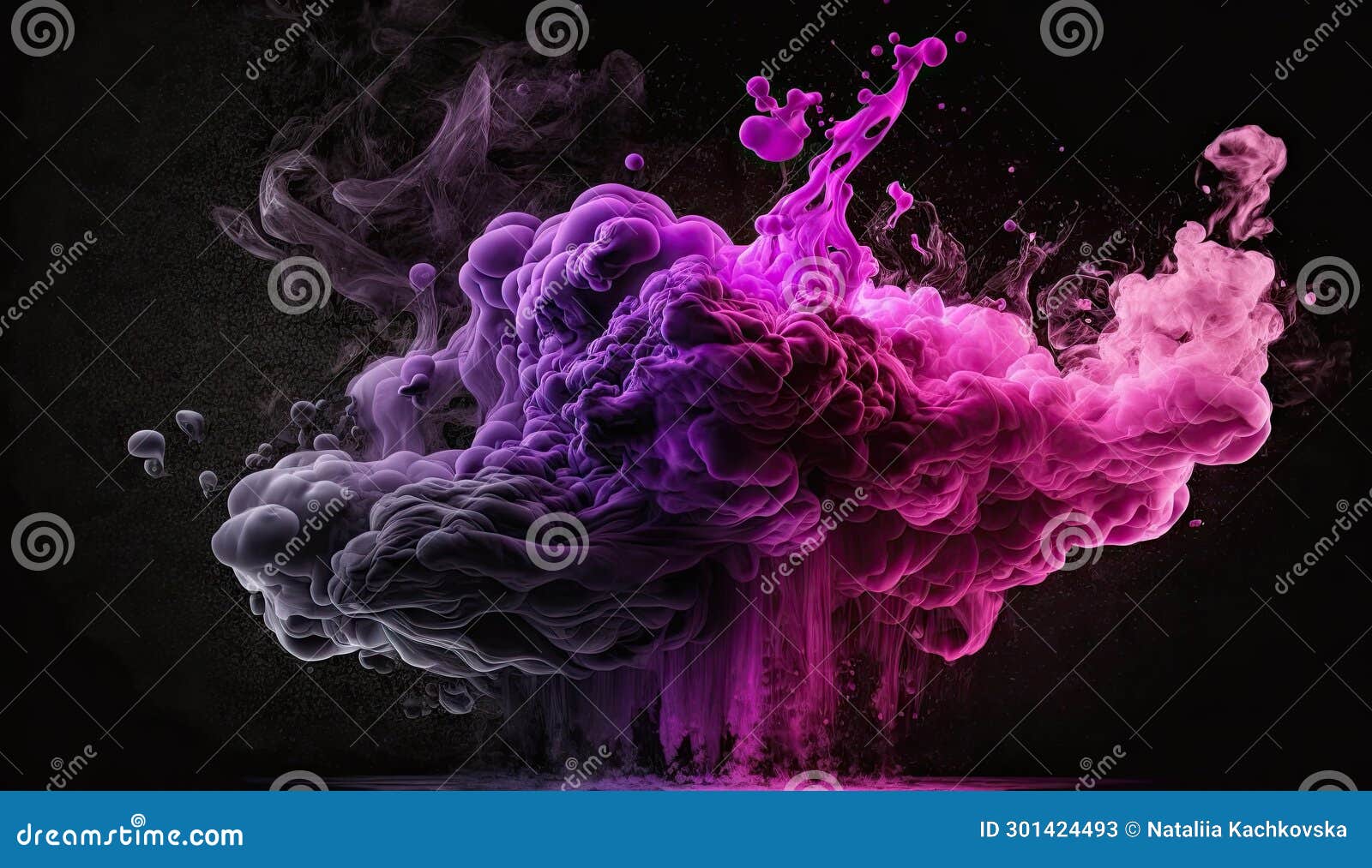 Purple mist background stock illustration. Illustration of flowing ...