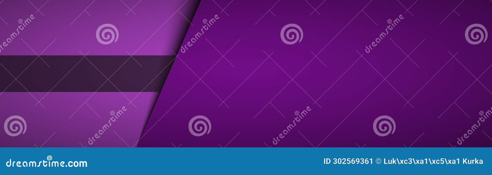 Purple Modern Material Design Header with Layers. Vector Abstract ...