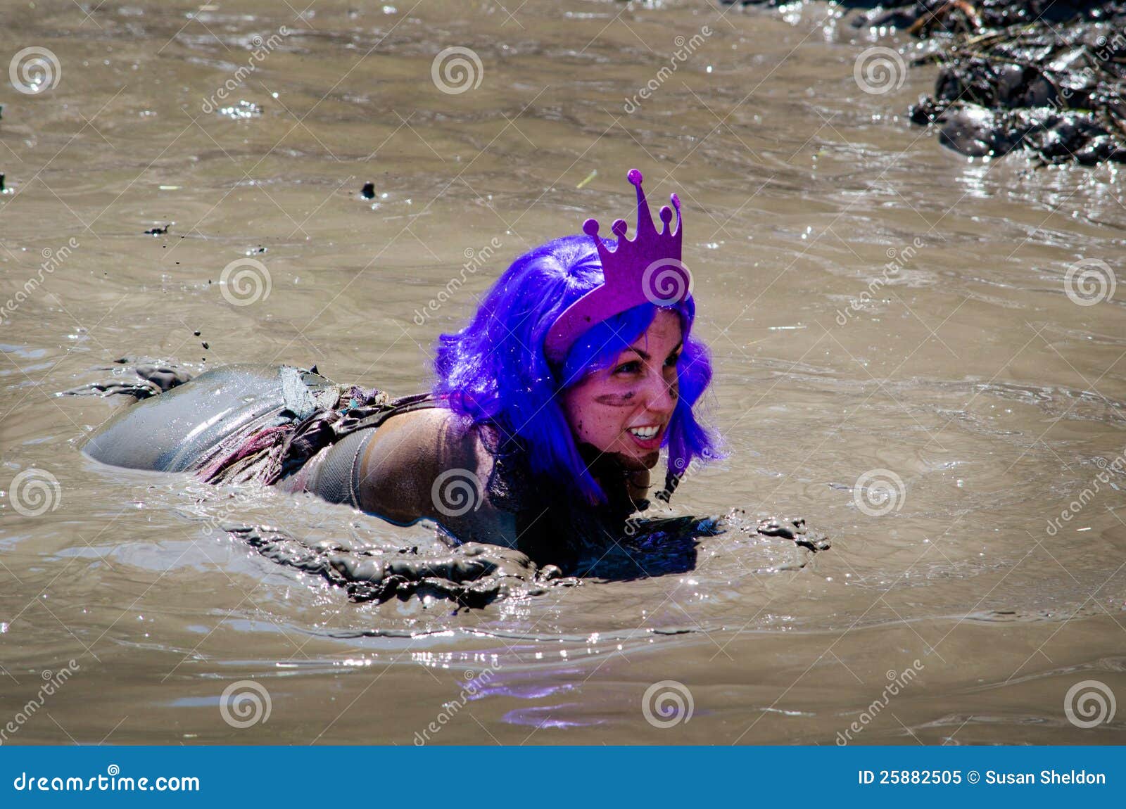 Purple mud princess editorial image. Image of princess - 25882505