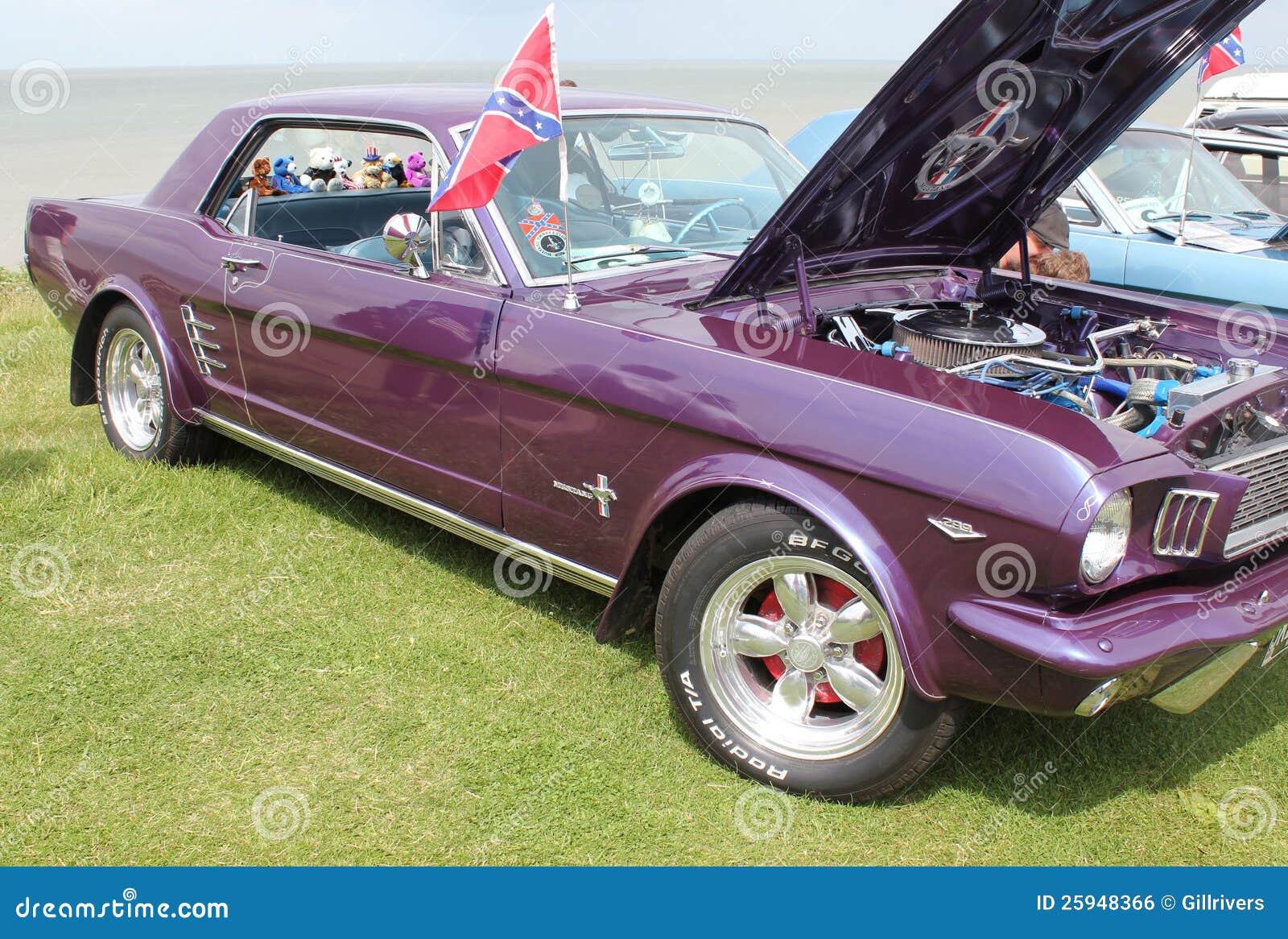 Purple Mustang editorial photo. Image of industries, classic - 25948366