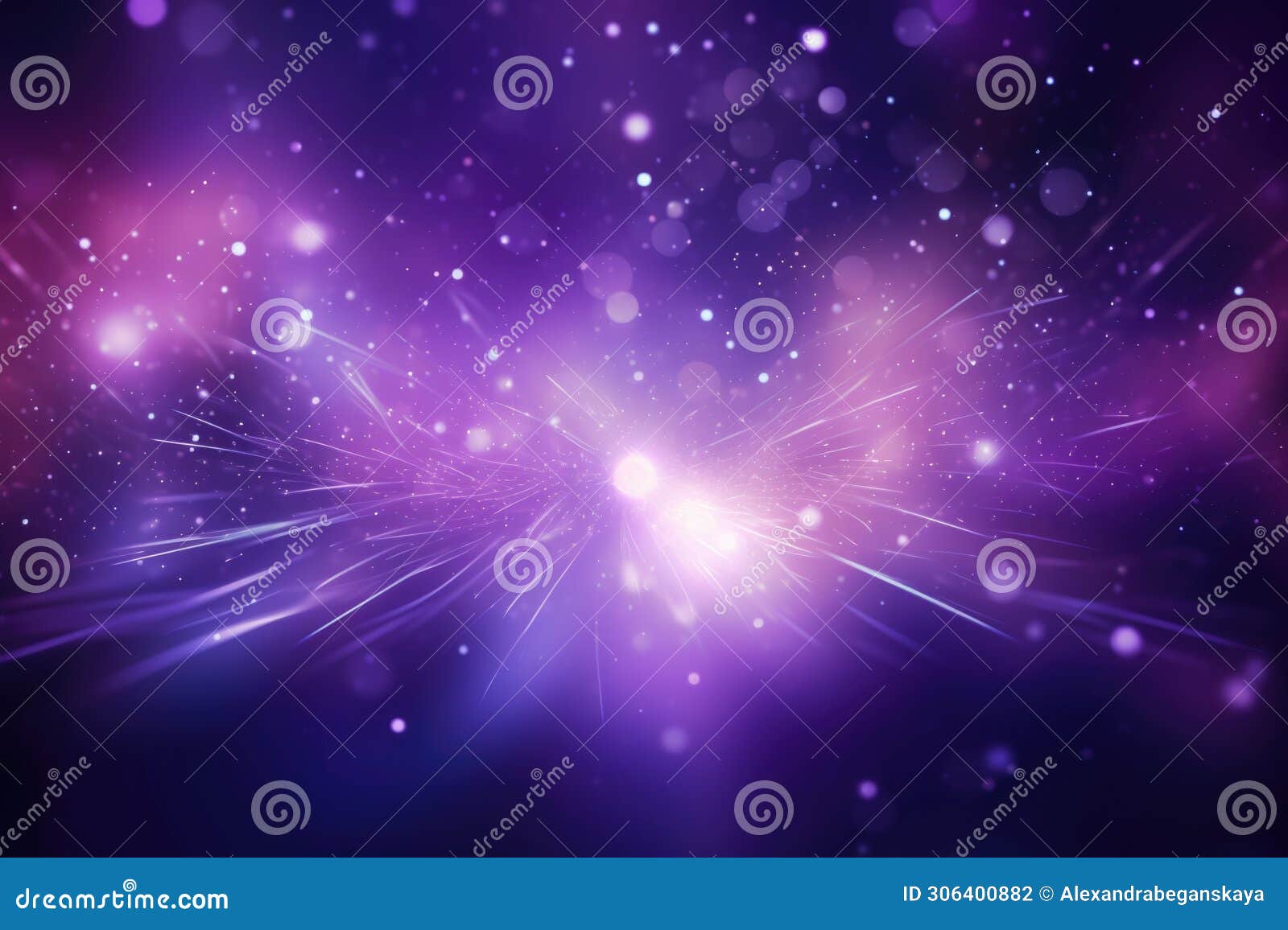 Purple Nebula Light Explosion Stock Illustration - Illustration of ...