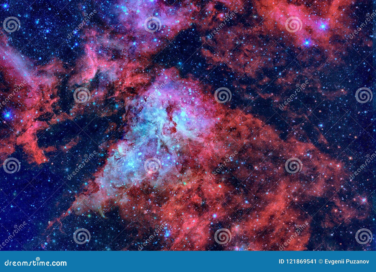 Purple Nebula in Outer Space. Elements of this Image Furnished by NASA ...