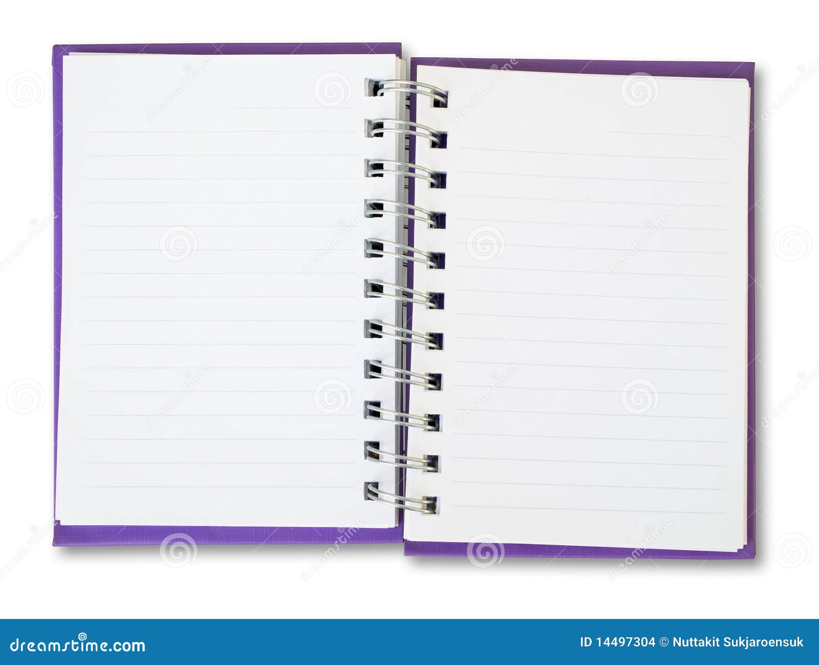 Purple Note Book stock photo. Image of message, diary - 14497304