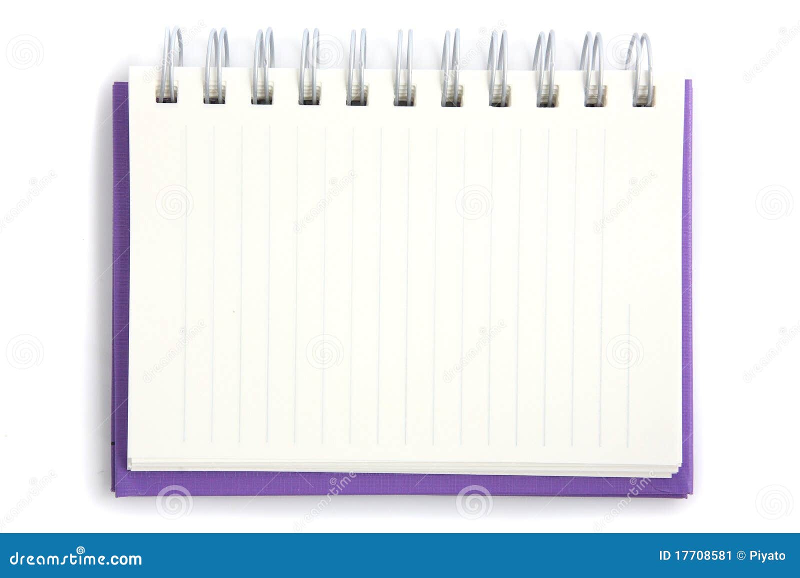 Purple Notebook With Blank Sheet Surrounded By Numbers And A Calculator ...