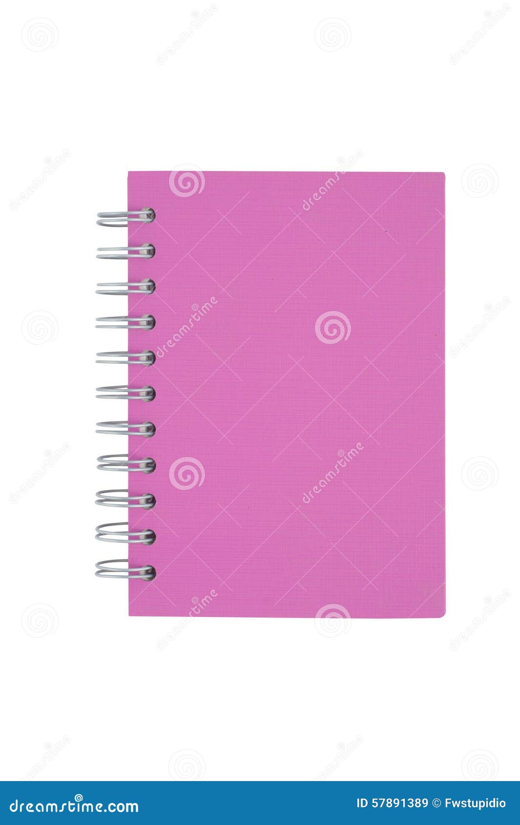 Purple Notebook for Text and Background for Work and Study Stock Image ...