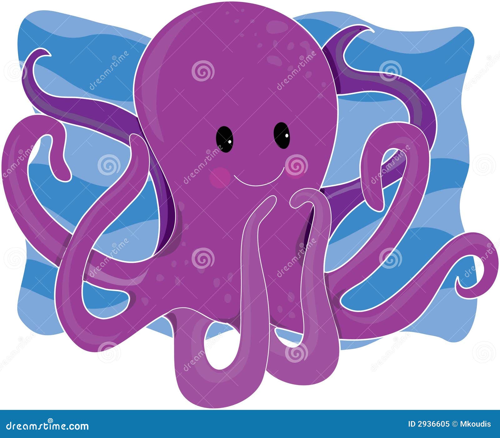Purple Octopus Royalty Free Stock Photo - Image: 2936605
