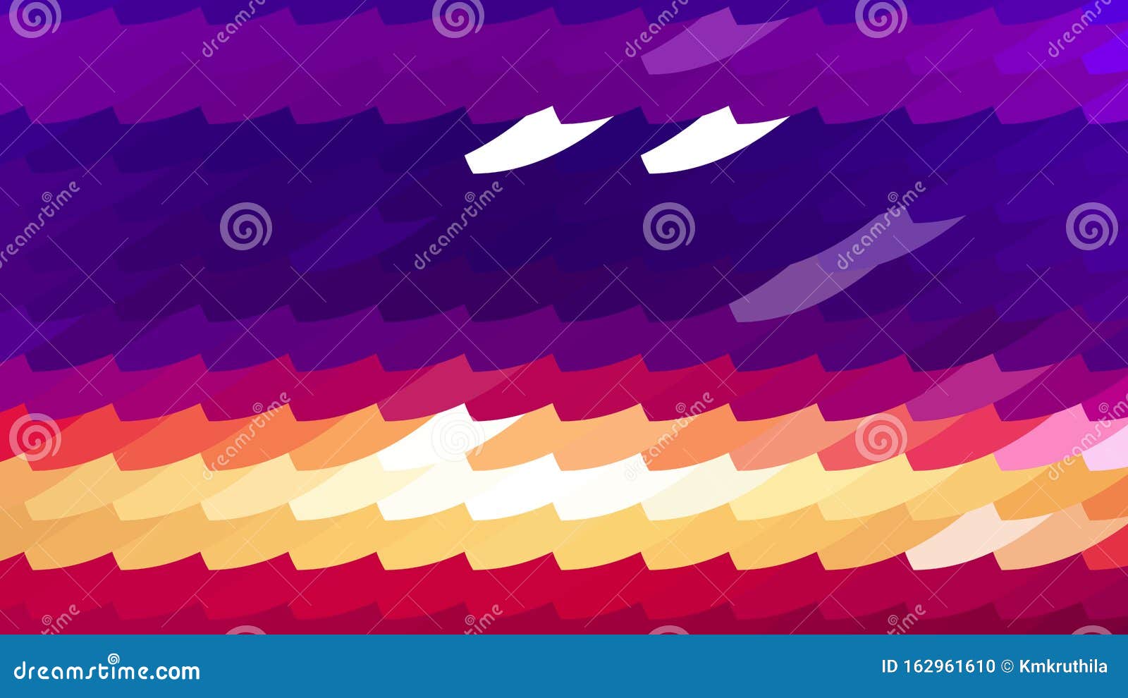 Purple and Orange Geometric Shapes Background Illustrator Stock Vector ...