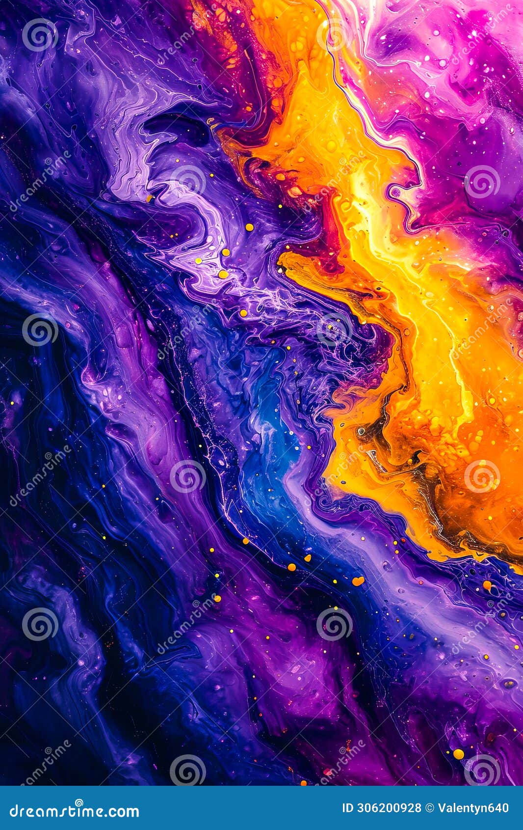 Purple Orange and Yellow Gradient Background with Blue and White ...