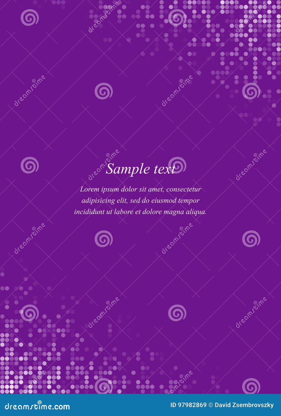 Purple Page Corner Design Template Stock Vector - Illustration of ...
