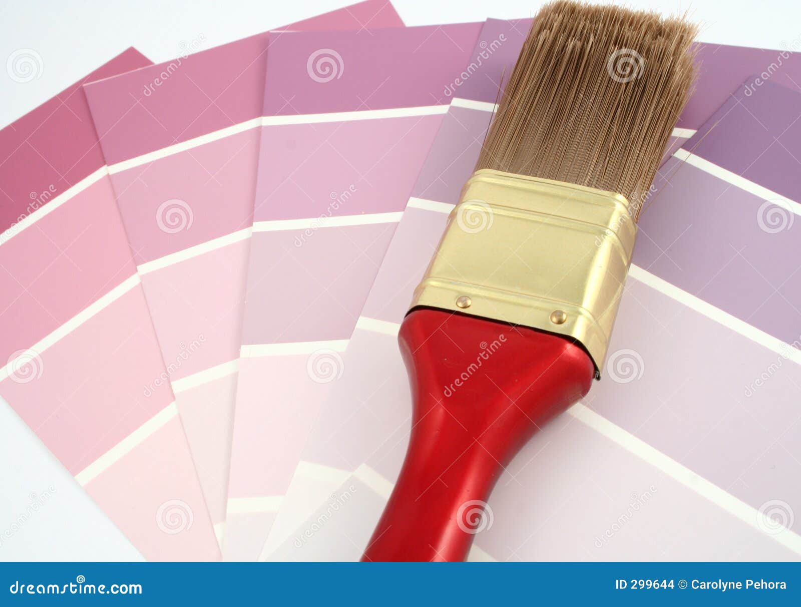 Purple Paint Samples stock photo. Image of colours, craftmanship - 299644