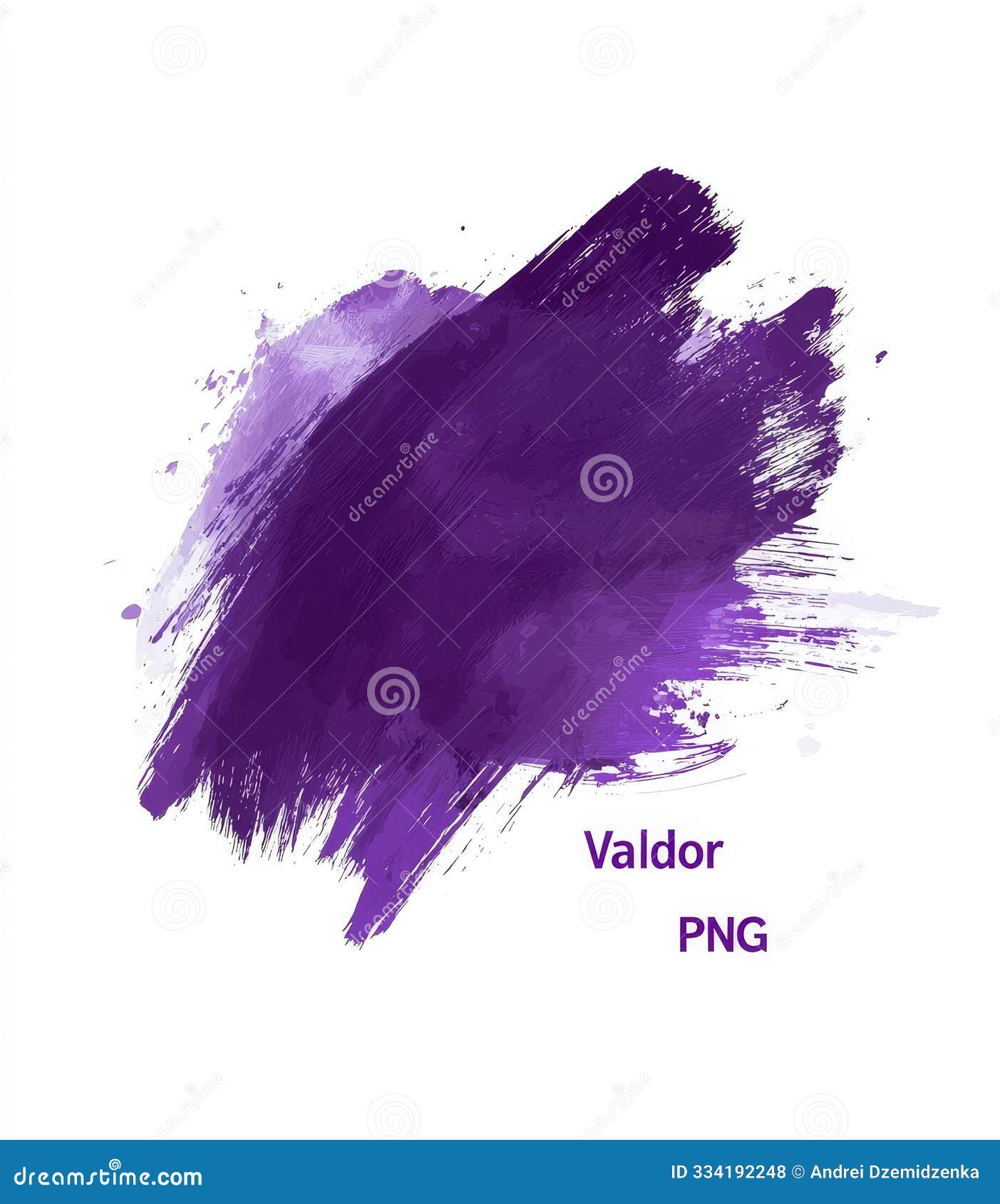 Purple Paintbrush Strokes on White Background with a Modern Realistic ...