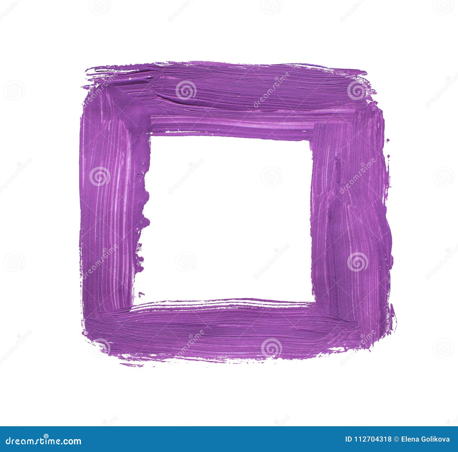 Purple Painted Square Frame Stock Illustration - Illustration of ...