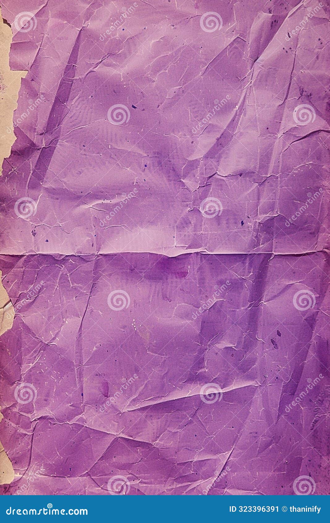 Purple Paper with Torn Edges and a Torn Piece of Paper Stock ...