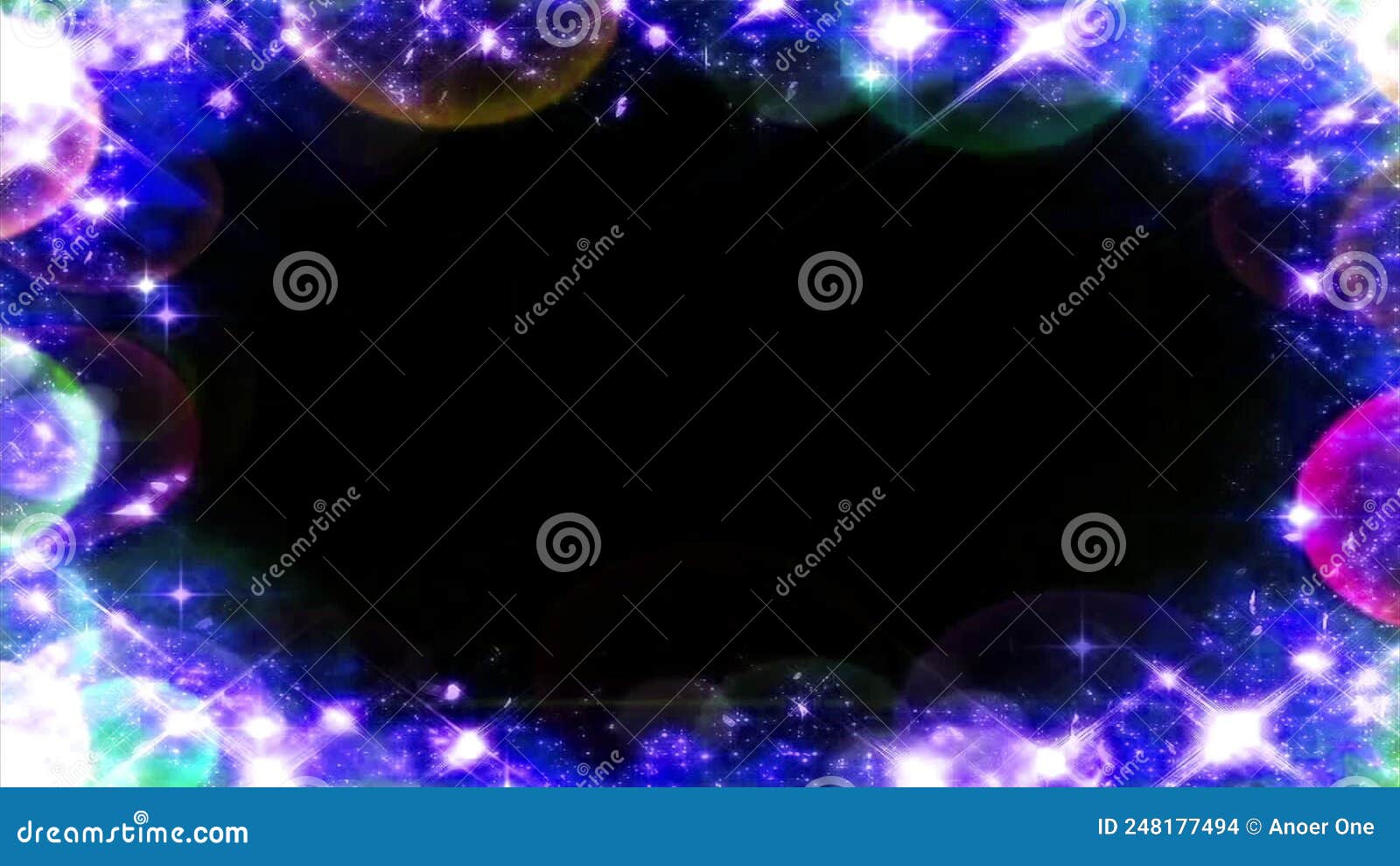 Purple Particle Star Glow Side Loop Animation Stock Footage - Video of ...