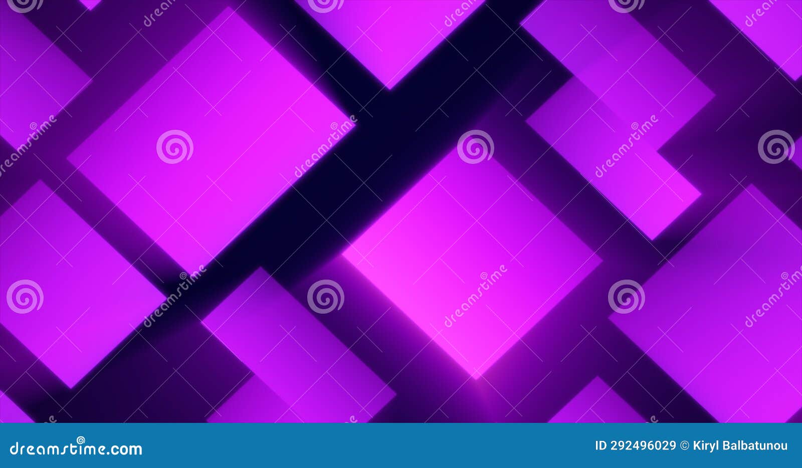Purple Patterns Futuristic Energy Glowing from Rectangles and Squares ...