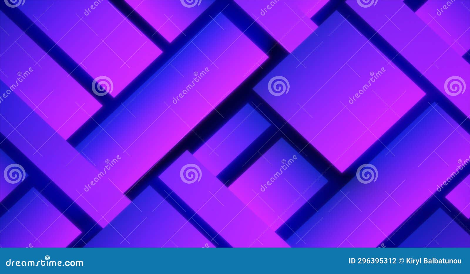Purple Patterns Futuristic Energy Glowing from Rectangles and Squares ...