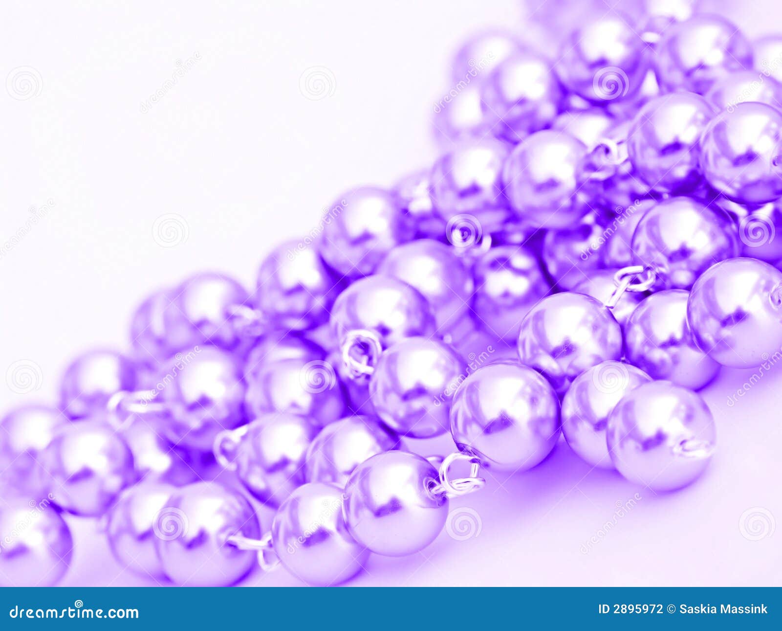 Purple pearls. stock photo. Image of pearl, colors, bead - 2895972