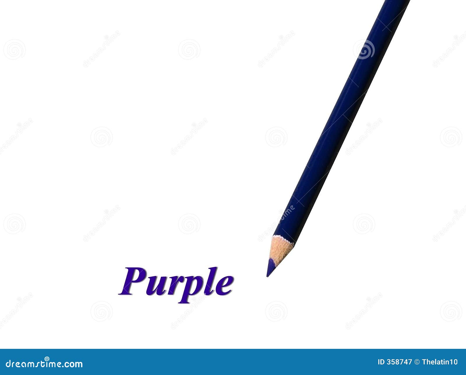 Purple Pencil stock image. Image of elementary, letters - 358747