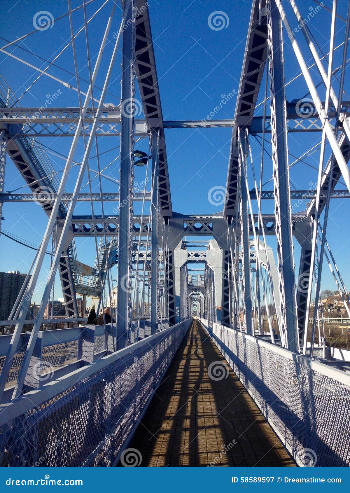 Purple People Bridge And Taylor Southgate Bridge - Ohio River Royalty ...