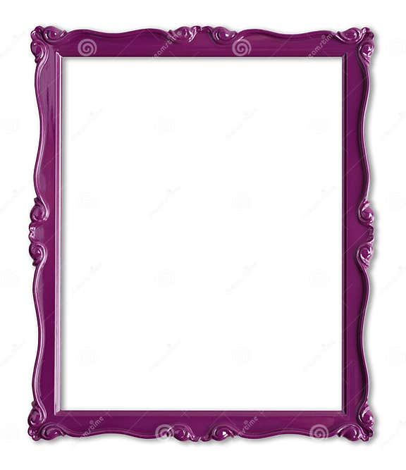 Purple picture frame stock image. Image of space, empty - 9383385