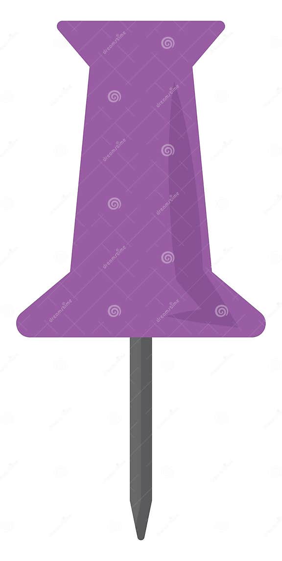 Purple Pin, Illustration, Vector Stock Vector - Illustration of travel ...