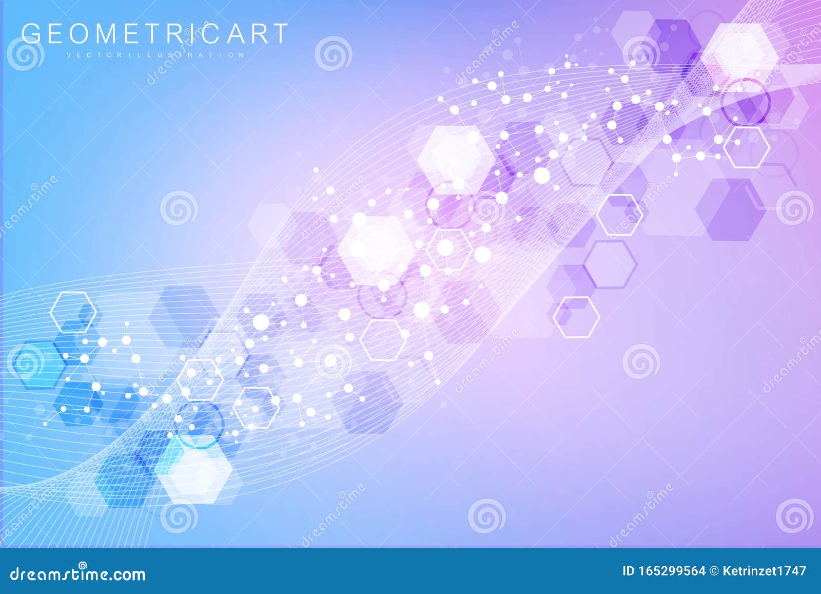 Purple Pink Vector Blurred Template.Science Abstract Background with ...