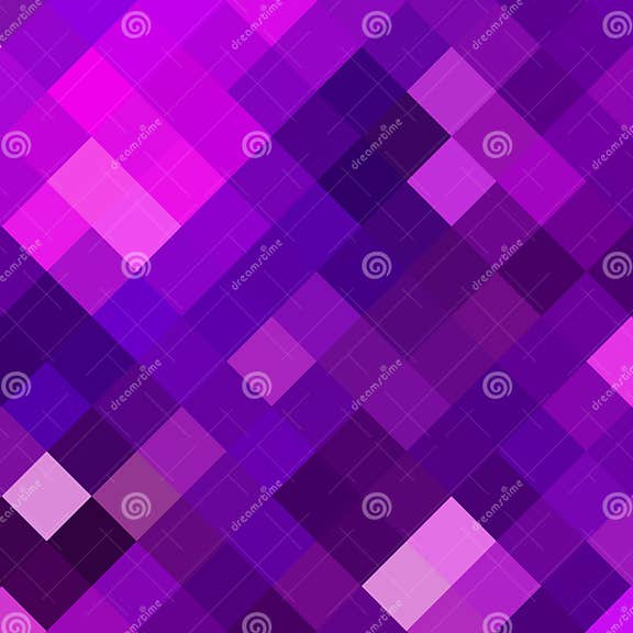 Purple Pixel Background. Vector Graphics. Template for Presentation ...