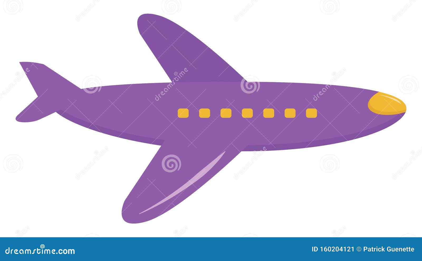 Purple Plane, Illustration, Vector Stock Vector - Illustration of band ...