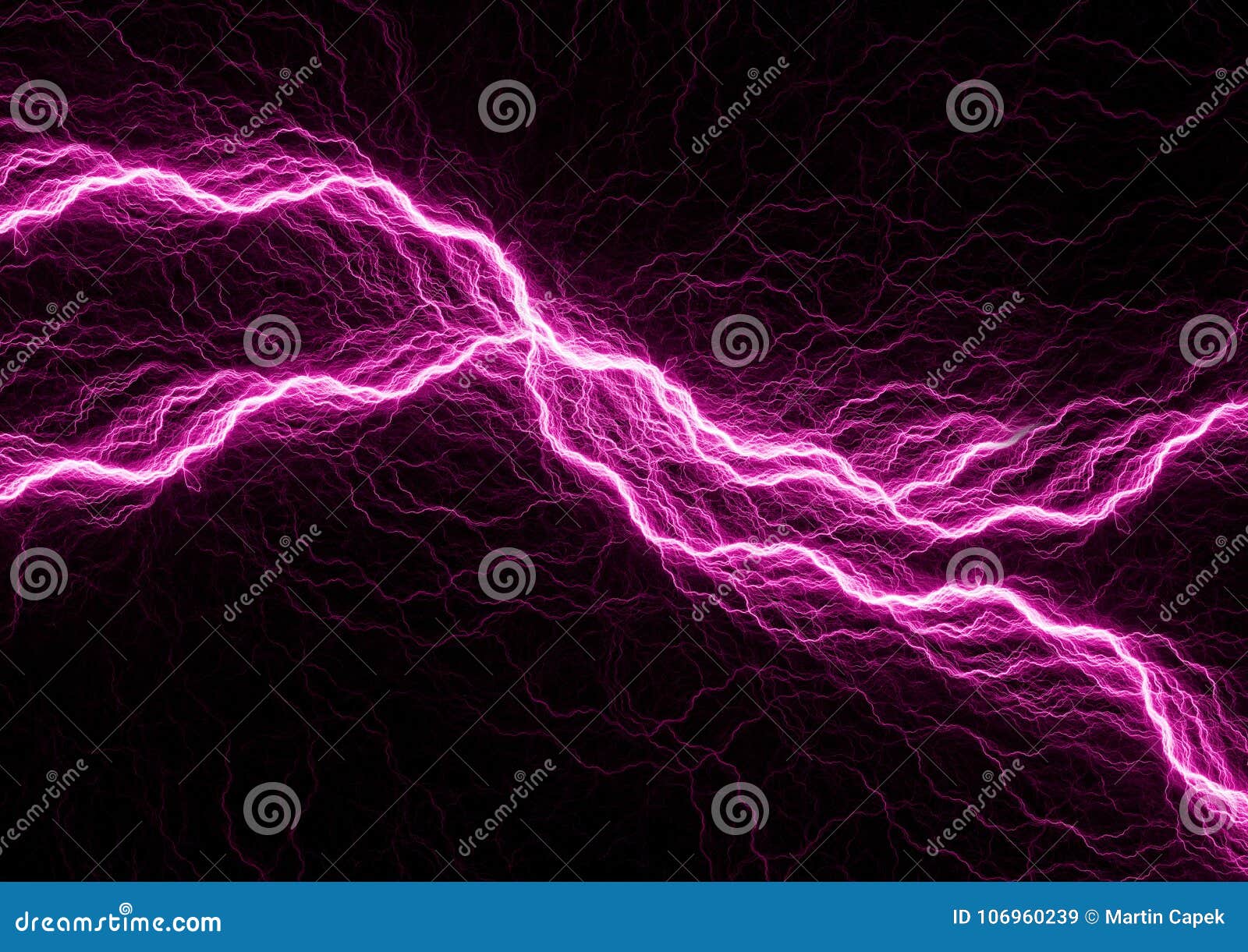 Purple plasma lightning stock illustration. Illustration of hill ...