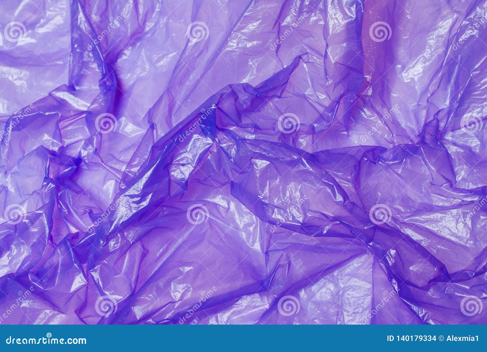 Purple Plastic Bag. the Concept of Using Environmentally Friendly ...