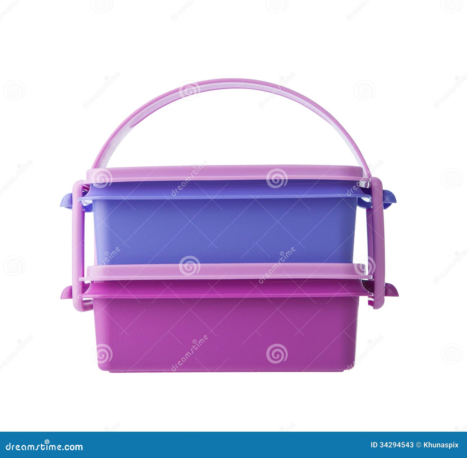 Purple Plastic Tumbler On A Blue Background Royalty-Free Stock ...
