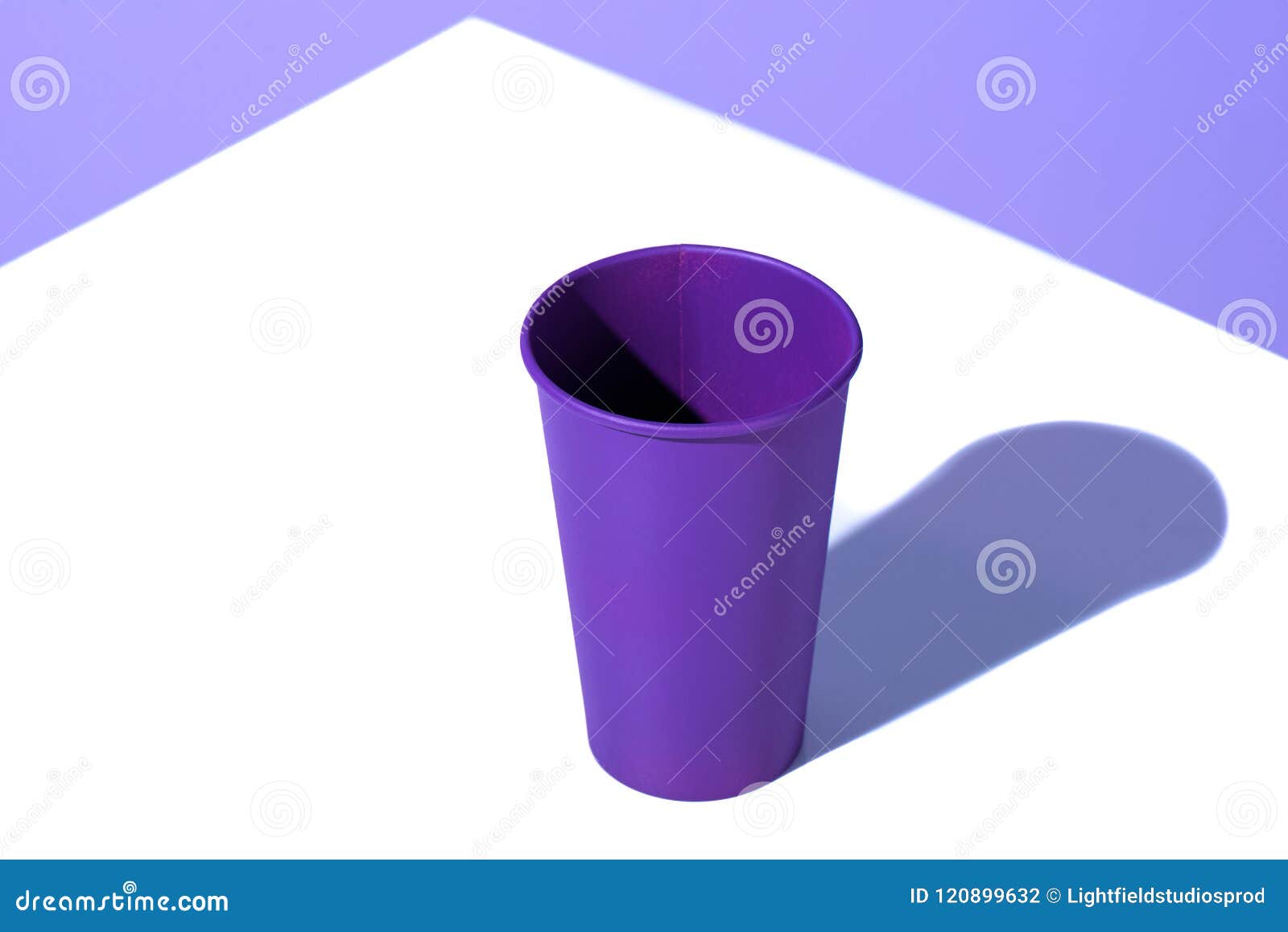 Purple Plastic Disposable Cup, Stock Photo - Image of trend, disposable ...
