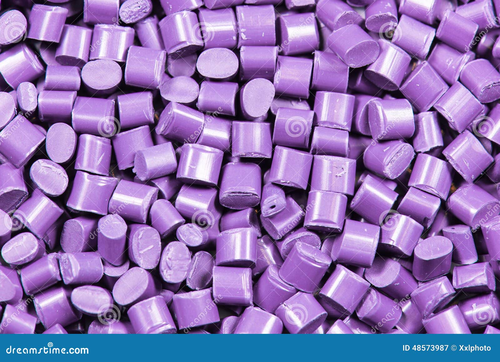 Purple Plastic Granulate Pellets Stock Photo - Image: 48573987