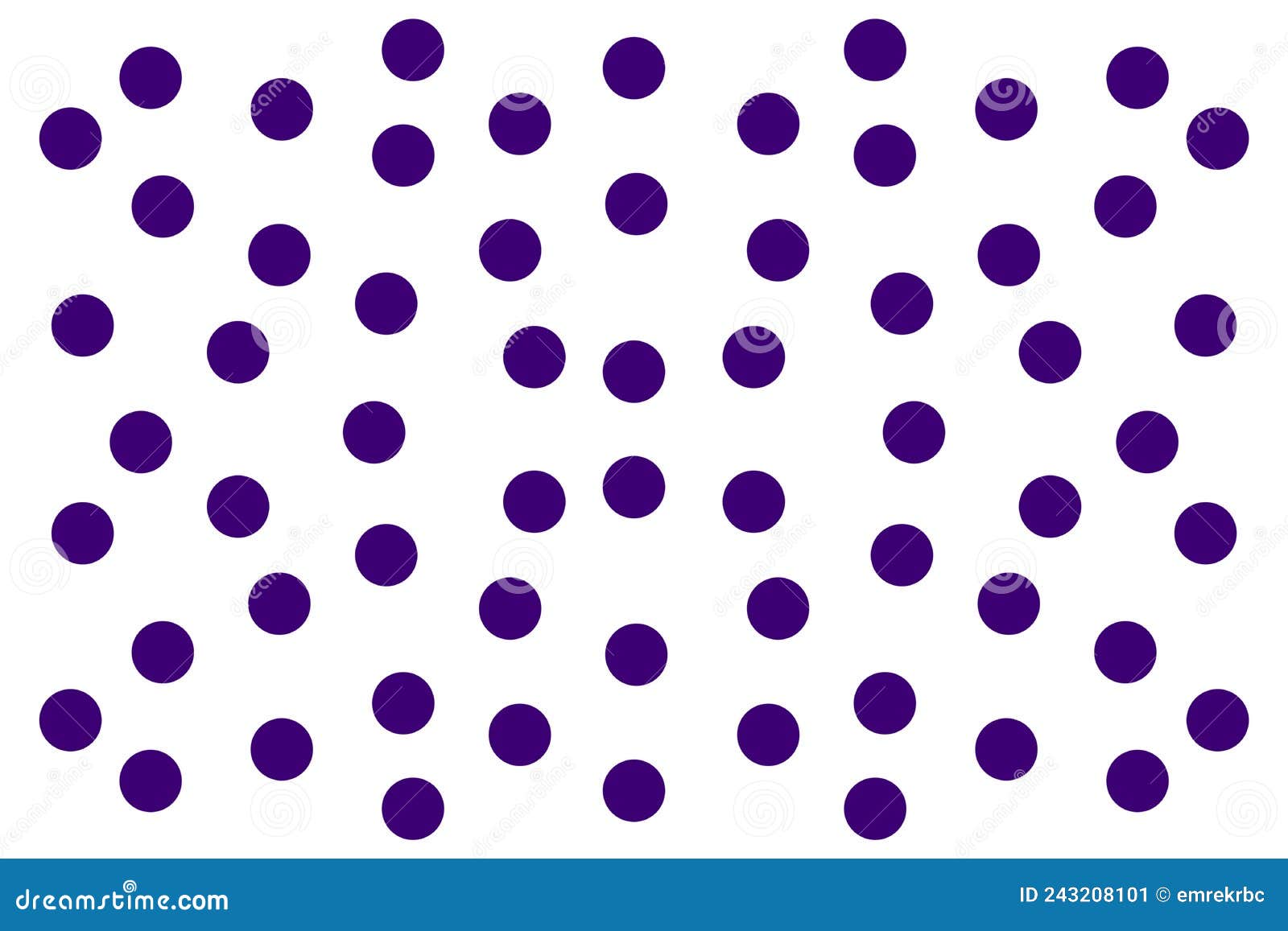 Purple Polka Dot Pattern on a White Background for Textile, Fabric ...