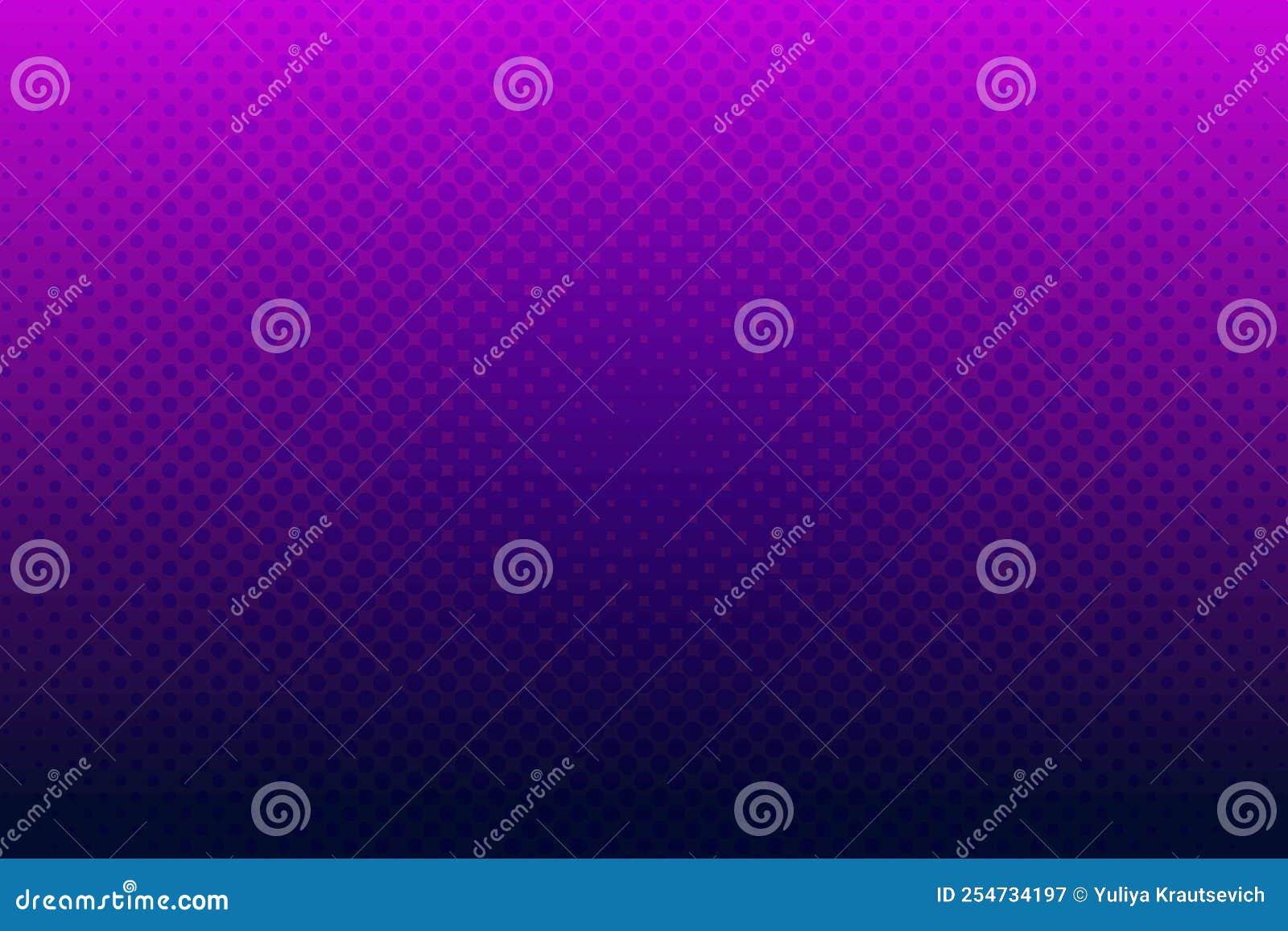 Purple Pop Art Background with Halftone Dots in Retro Comic Style ...