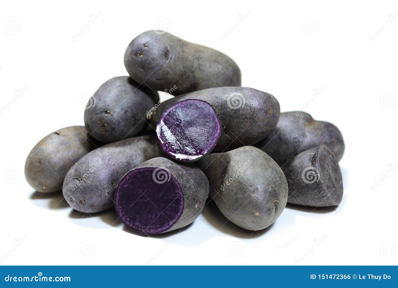 Purple Potatoes stock photo. Image of blue, antioxidant - 151472366