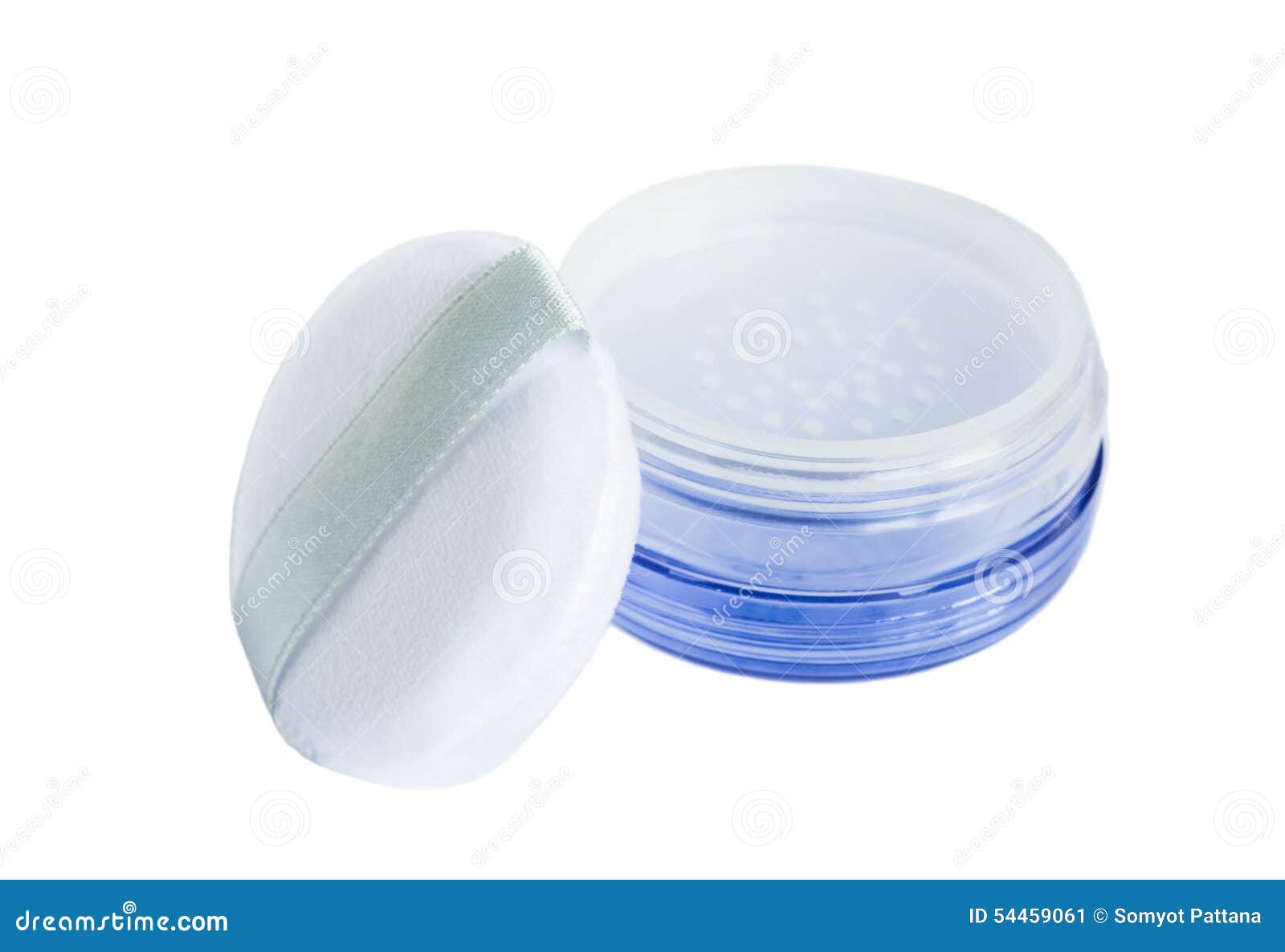 Purple powder puff stock image. Image of face, elegance - 54459061