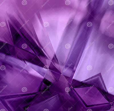 Purple Prism Crystals stock illustration. Illustration of glass - 5182113