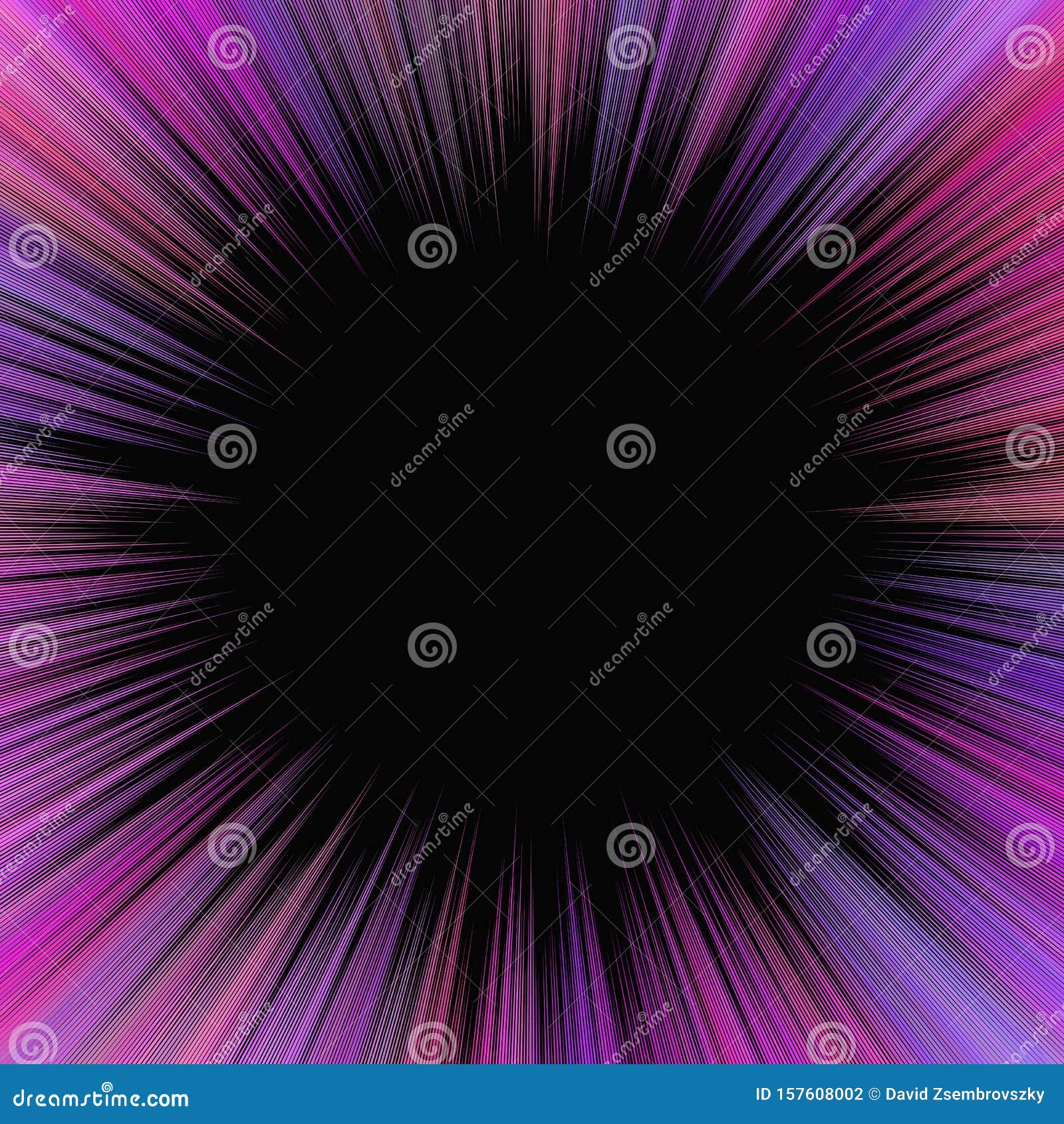Purple Psychedelic Abstract Starburst Background Design Stock Vector ...