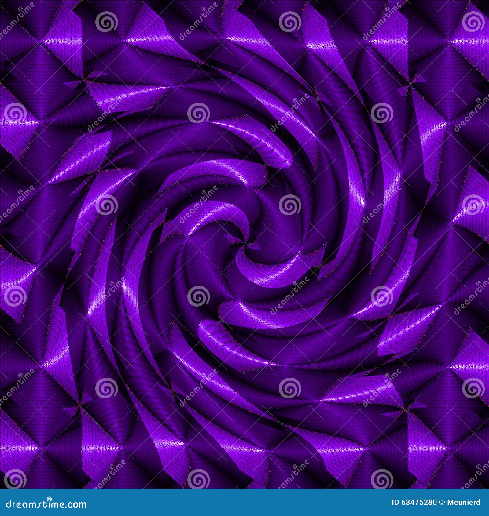 Purple psychedelic spiral stock photo. Image of fractal - 63475280